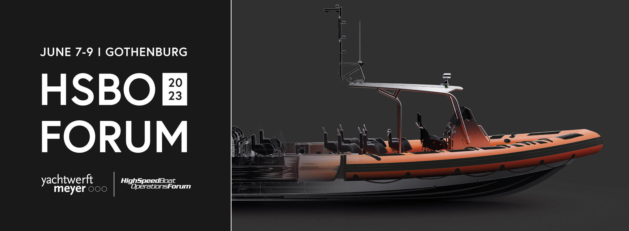 Meet us at the HSBO Forum 2023 - Yachtwerft Meyer