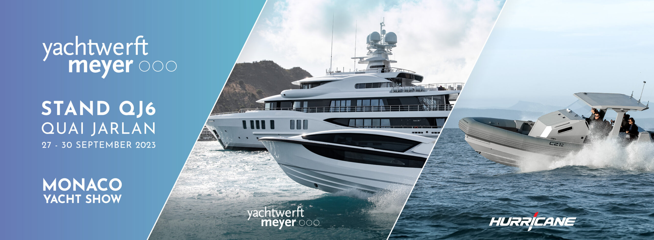Join us at the Monaco Yacht Show 2023 - Yachtwerft Meyer